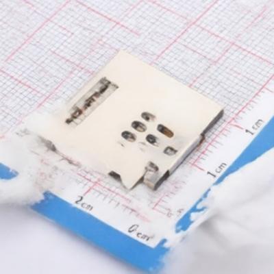 China 1.80H Push Push SIM Card Connector Featuring Detect Switch for SMT Applications JBL JBL 102016502 for sale