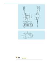 China Miniature shielded connector ITT CANNON MDS-S-TS PC designed for IR reflow and vapor phase soldering for sale