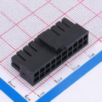 China Durable electronic connector JIDC 961-2012-074 featuring black PA66 material and 5A current rating for sale