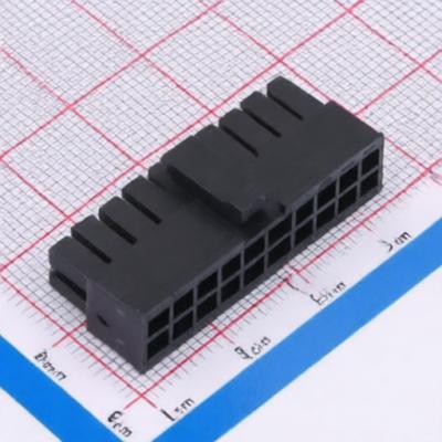China Durable electronic connector JIDC 961-2012-074 featuring black PA66 material and 5A current rating for sale