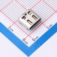 China USB Type C Connector JAE Electronics DX07S024JA1R1300 Supporting Super Speed 20Gbps and RoHS Compliance for sale
