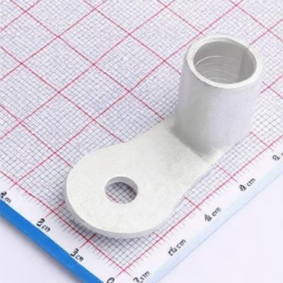 China Copper circular bare terminal 90 degree JIDC RNB60-6-90D non insulated ring terminal electrical part for sale