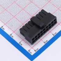 China electrical connector JIDC 961-1812-074 made from black PA66 UL94 V0 material for robust applications for sale