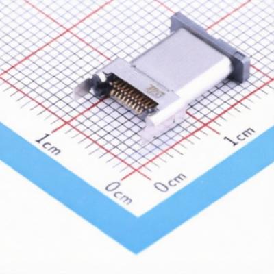 China Heat resisting plastic and stainless steel connector JAE Electronics DX07P024MJ1R1500 for pcb applications for sale