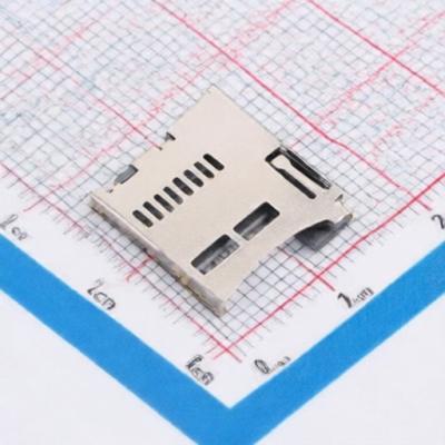 China Black Carrierband Compatible 185H PP TF Card Holder with Lock Slider and Gold Plating Model JBL JBL-102014492 for sale