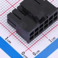 China Electrical Connector JIDC 961-1212-074 Featuring PA66 UL94 V0 Material 5A Current 250V Voltage Black for sale