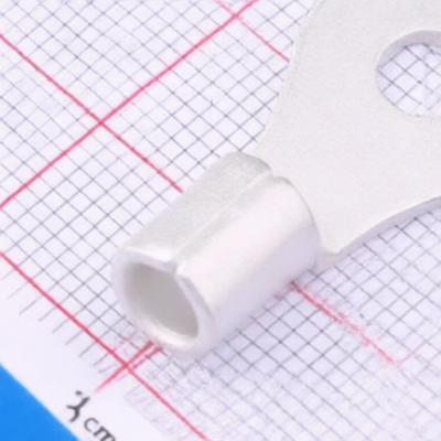 China Copper Circular Bare Terminal Electrical Connector JIDC RNB8-5L 90 Degree for Secure Wire Connections for sale