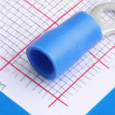 China PVC insulated ring terminal copper JIDC RV2-3.5S designed for electrical wiring wire gauge 22 to 16 for sale