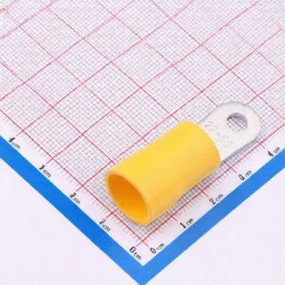 China PVC insulated copper ring terminal JIDC RV22-5S designed for secure connections wire size 05 to 15mm for sale