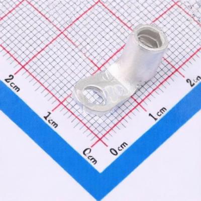 China Electrical Wire Copper Ring Terminal JIDC RNB8-4SS-90D 90 Degree Non Insulated Bare Terminal Design for sale