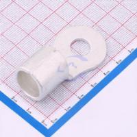 China Electrical copper ring terminals non insulated type with wire cross section 2.5 to 6mm JIDC RNB80-10 for sale