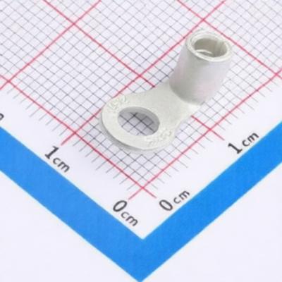 China Electrical Connection Copper Round Bare Terminal JIDC RNB3.5-4-90D 90 Degree Angle Design Terminal for sale