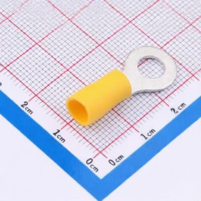 China PVC insulated ring terminals made of copper JIDC RV3.5-6 for wire sizes 05 to 15mm and maximum 19A current for sale