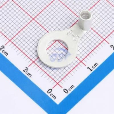 China Non Insulated Copper Ring Terminal JIDC RNB2-6L-90D Circular 90 Degree Suitable for Wire Size 2.5 to 6mm for sale