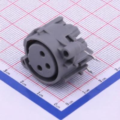 China XLR jack JINJIA XLR-18-2-N3GR with no surface defects ensuring durability in electronic applications for sale