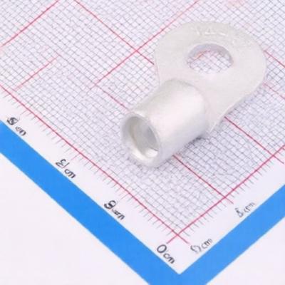 China Copper Non Insulated Circular Bare Terminal 90 Degree Angle JIDC RNB14-6L for Electrical Connections for sale