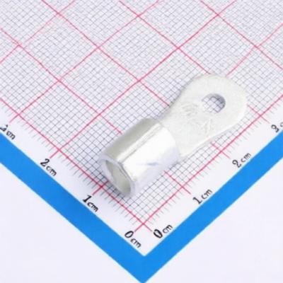 China JIDC RNB14 4 Non Insulated Copper Ring Terminal Connector 90 Degree for Heavy Duty Electrical Wiring for sale