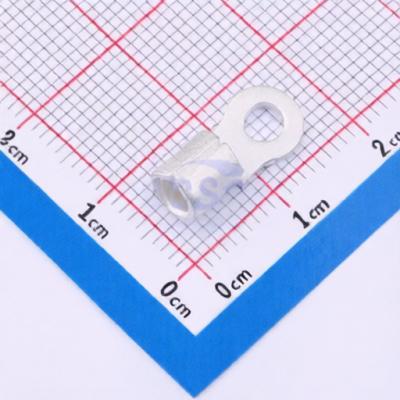 China Copper Non Insulated Circular Bare Terminal 90 Degree Ring Terminal JIDC RNB5.5-3.5 for Wire Wiring for sale