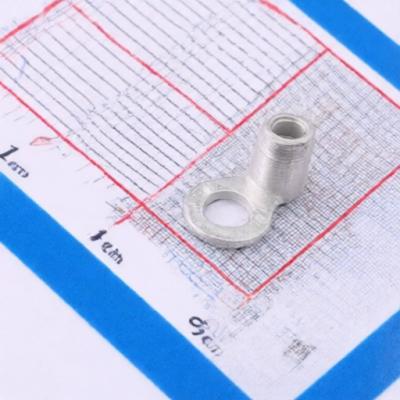 China Circular Copper Bare Terminal 90 Degree Angle JIDC RNB2-3.5S-90D Non Insulated Electrical Connector for sale