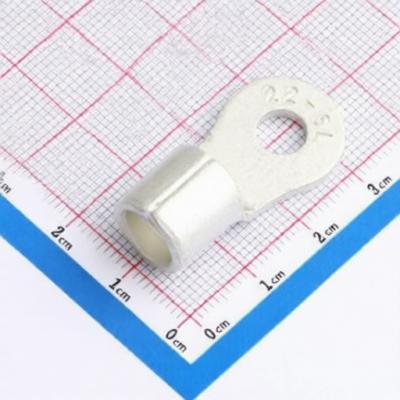 China Copper electrical ring terminal 90 degree angle non insulated type JIDC RNB22-6L for stud size compatibility for sale