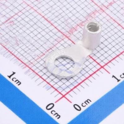 China Copper Non Insulated Ring Terminal 90 Degree Angle JIDC RNB1.25 3.5M 90D for Electrical Connections for sale