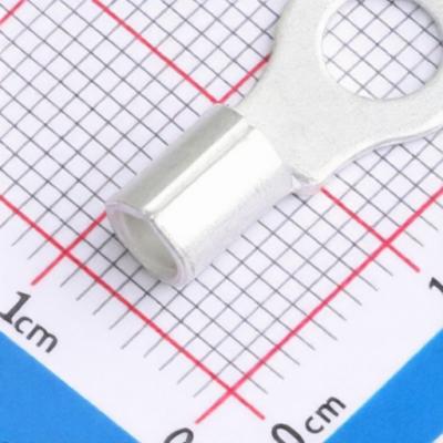 China Copper Non Insulated Ring Terminal JIDC RNB3.5-5M 90 Degree Angle Suitable for Various Wire Gauges for sale