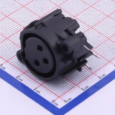 China XLR Jack Connector JINJIA XLR-18-2-N3B Suitable for Electronic Products Requiring Durable Connectors for sale