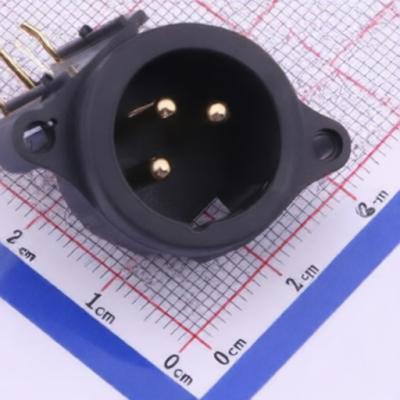 China electronic XLR jack JINJIA XLR-14W suitable for temperature range minus 30 to plus 80 degrees Celsius for sale