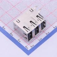 China Jing Extension of the Electronic Co 907-118A502AD10200 AF2.0 Connector with Stainless Steel PA6T Black Glue for sale