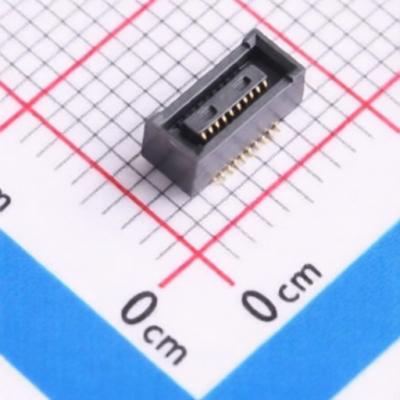 China Compact 0.4mm BTB connectors with gold flash plating and LCP black glass featuring JMEconn 5001-BF0420-30-00 for sale