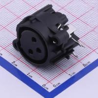 China Electronic XLR jack JINJIA XLR-18-3-N3B rated current 6 amperes insulation resistance 500 volts DC for sale