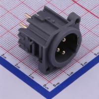 China Professional audio electronic connector JINJIA XLR-25-1-N3GR XLR jack connectivity and durability for sale