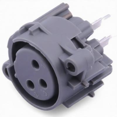 China electronic XLR jack connector JINJIA XLR-16A-1-N3GR rated 50V AC 6A current humidity range 85 percent RH max for sale