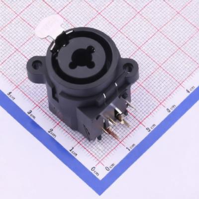 China Durable XLR jack combo JINJIA XLR-19P-10P designed for stable audio connections in electronic devices for sale