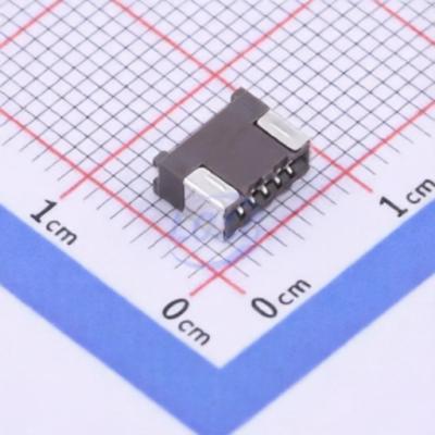 China electronic connector JST 05FMS-1.0SP-TF LF SN with double sided contacts and embossed tape packaging for sale