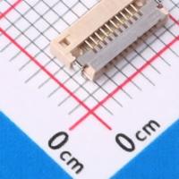 China 0.5mm pitch FPC connector with nickel plated contacts and self-lock cover JST 10FHY-RSM1-GAN-TF LF SN for sale