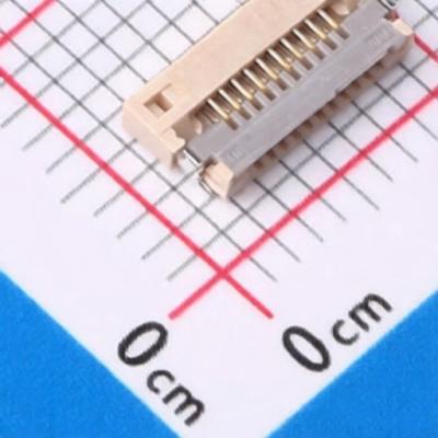 China 0.5mm pitch FPC connector with nickel plated contacts and self-lock cover JST 10FHY-RSM1-GAN-TF LF SN for sale