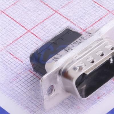 China Solder pot JST JEC-9P-3 connector with high speed stamped contacts and glass filled PBT resin insulator for sale