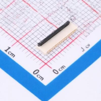 China 33 circuit ZIF connector JST 33FXRH-SM1-GAN-TF featuring double sided contact and low profile height for sale