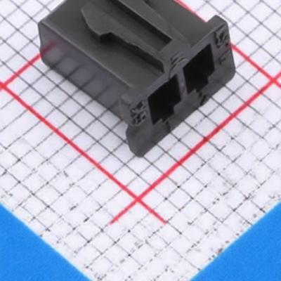 China compact JST XHP-2-BK connector featuring 2.5 mm pitch and 9.8 mm mounting height for tight space wiring for sale