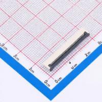 China flexible flat cable connector JUSHUO AFC01-S50FCA-HF 0.5mm pitch FPC FFC with locking mechanism for sale