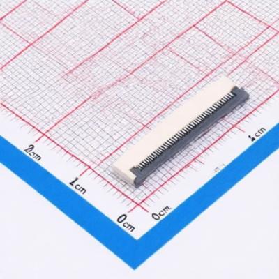 China Flexible Flat Cable Connector 05mm Pitch JUSHUO AFC01 S40FCA HF Featuring Series Locking Mechanism for sale