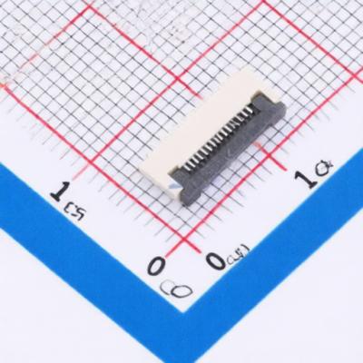 China 0.5mm pitch FPC FFC connector JUSHUO AFC01-S15FCA-HF featuring halogen free certification and durable locking mechanism for sale