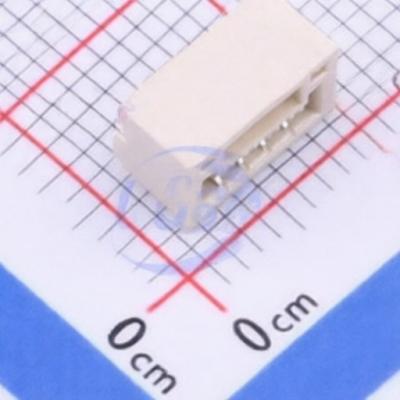 China Horizontal Surface Mount Wafer Patch Socket Connector JUSHUO GH125-S04DCA-00 1.25mm Pitch with Latch for sale