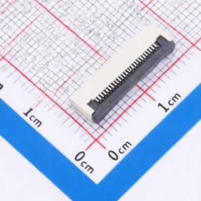 China JUSHUO AFC01-S24FCA-HF 0.5mm Pitch FPC FFC Connector Designed for Electrical Performance and Secure Locking for sale