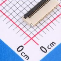 China JUSHUO AFE07 S23FMA HF 0.3mm Pitch FPC FFC Connector Featuring Front Insertion and Rear Flip Locking for sale