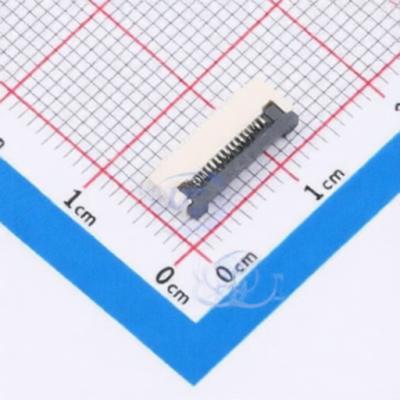 China Flip up type 0.5mm pitch FPC FFC connector halogen free JUSHUO AFC01-S16FCA-HF series locking for sale