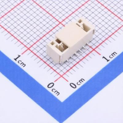 China 1.25mm Pitch Vertical SMT Connector with Latch JUSHUO GH125-S06CCA-00 Rated Voltage 50V Current 1.0A for sale