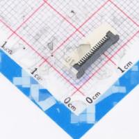 China JUSHUO AFC01 S18FCA HF 05mm Pitch FPC FFC Connector Featuring Flip Up Actuator Halogen Free Material for sale