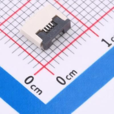 China Halogen free flip top FPC FFC connector 0.5mm pitch locking JUSHUO AFC01 S04FCA HF for flat cable for sale